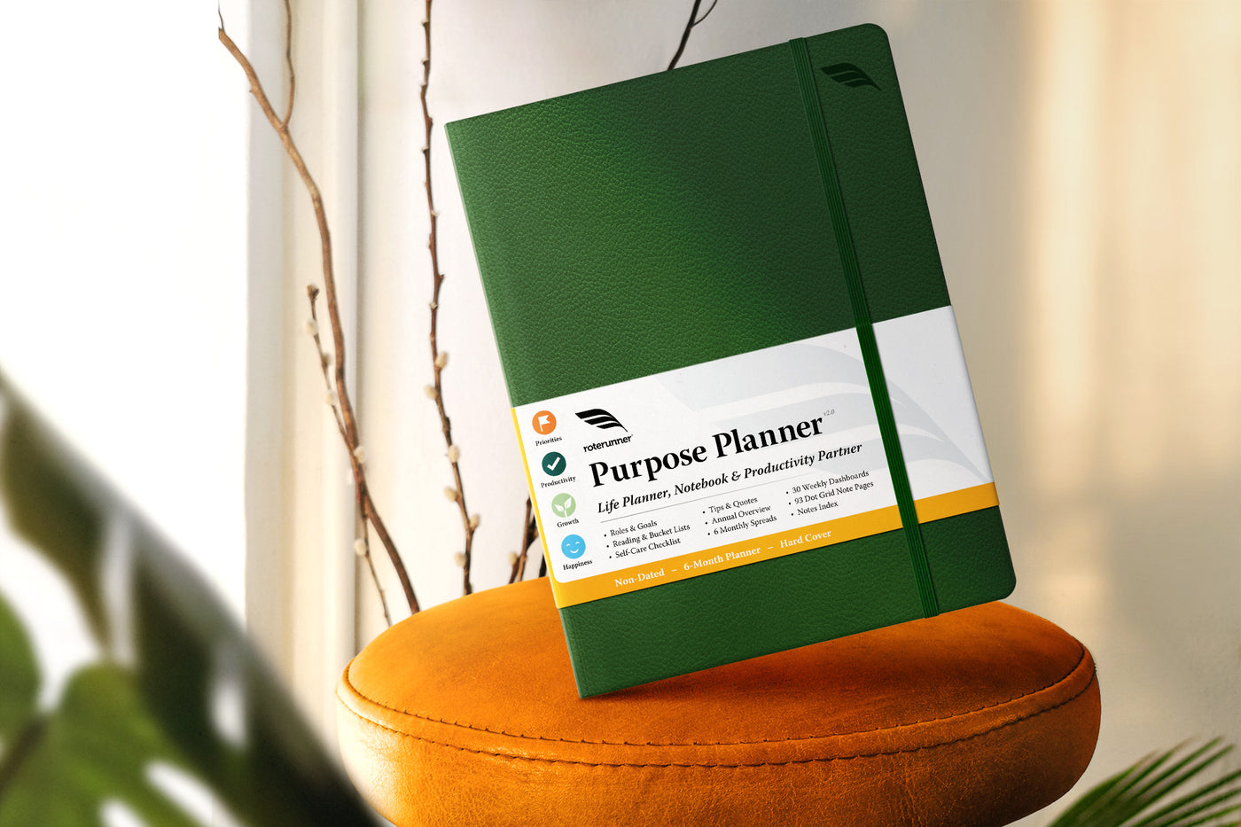 Purpose Planner A5 – Undated Weekly Planner & Notebook | Roterunner